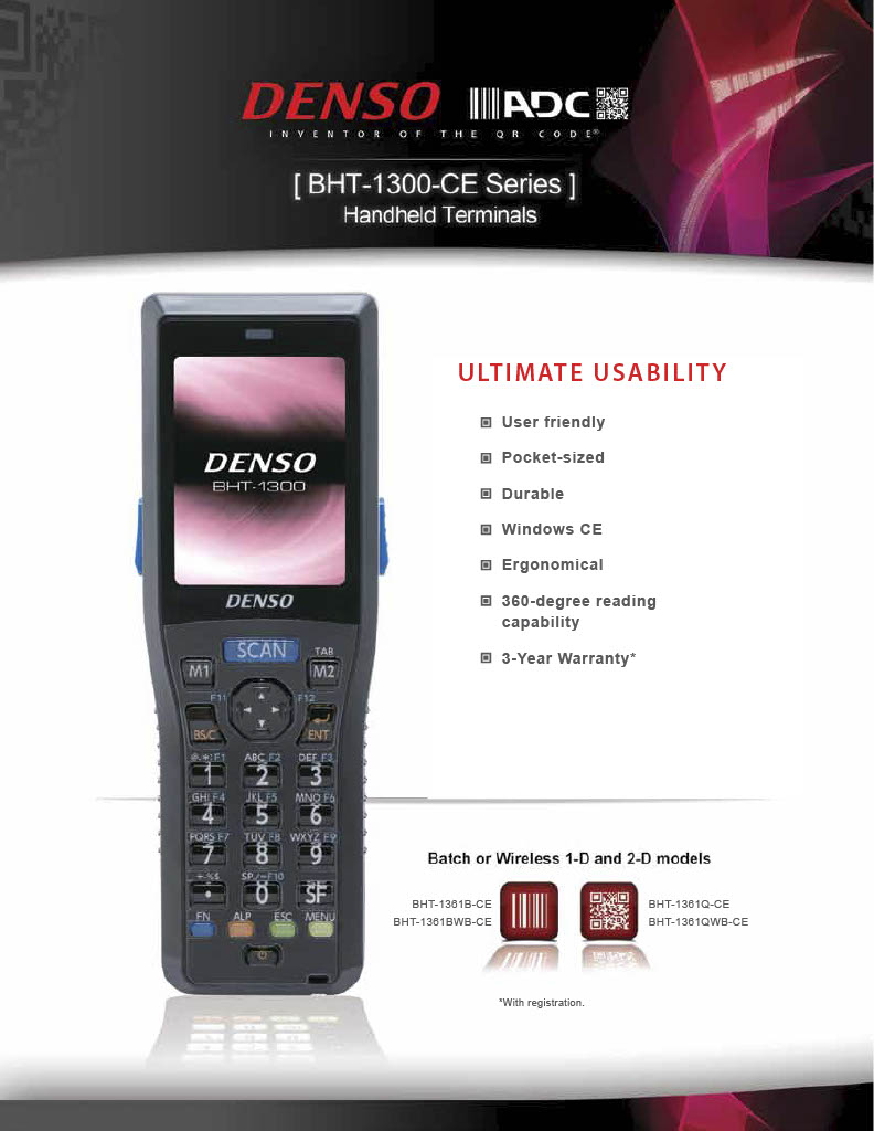 BHT-1300 CE Product Brochure - DENSO ADC