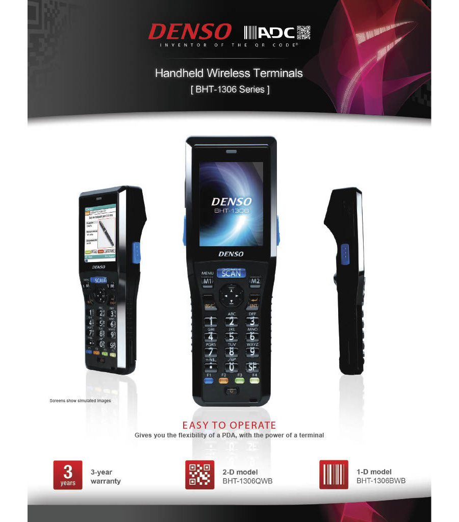 BHT-1300 Product Brochure - Hand-Held Terminals - DENSO ADC